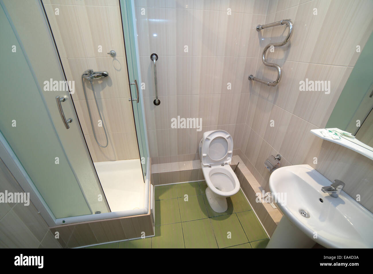 Bathroom, WC, toilet, lavatory room interior design Stock Photo - Alamy
