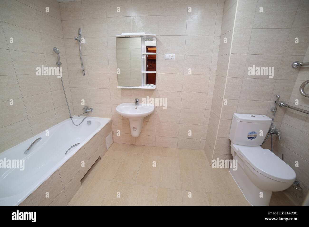 Bathroom, WC, toilet, lavatory room interior design Stock Photo - Alamy