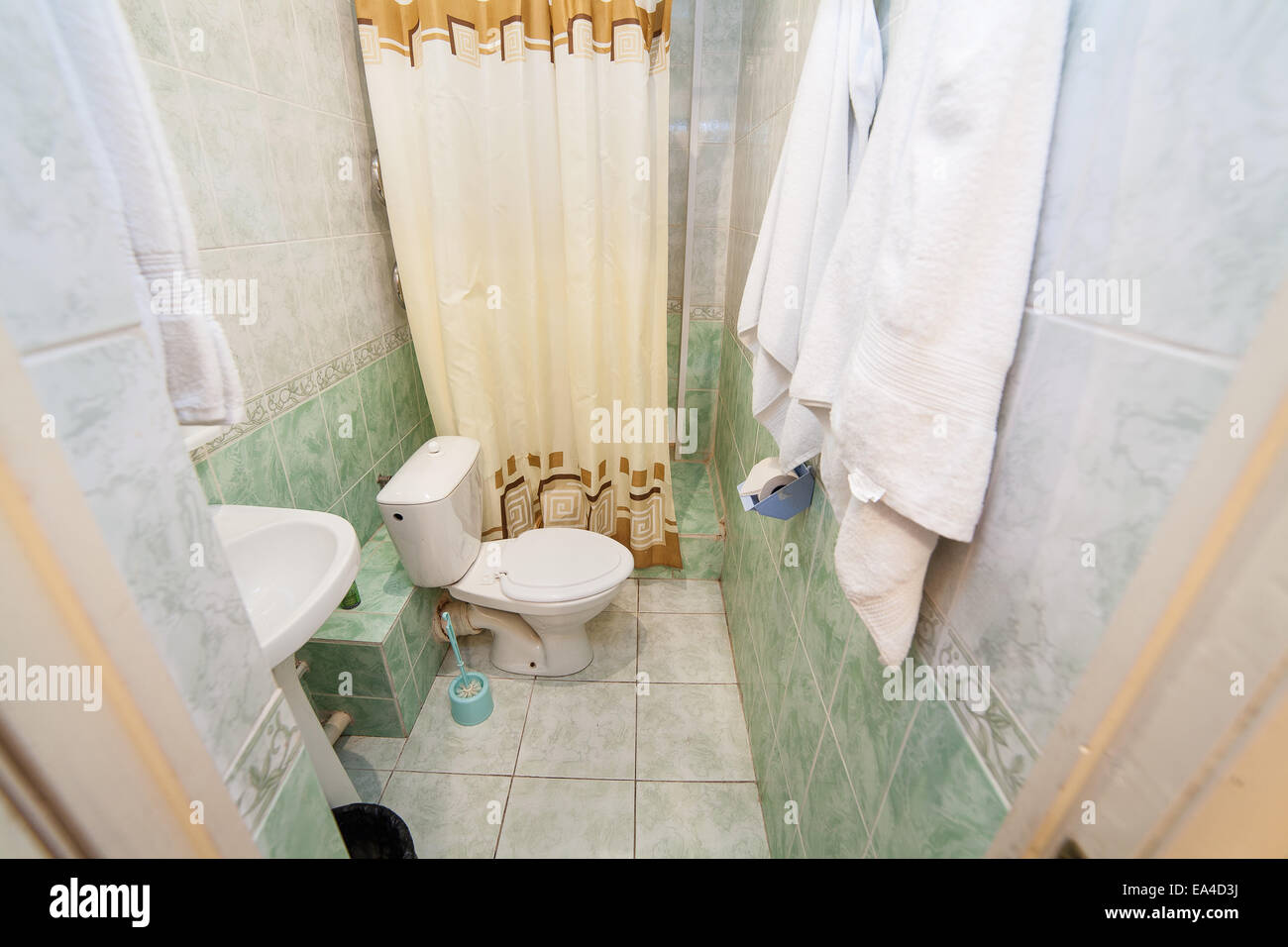 Bathroom, WC, toilet, lavatory room interior design Stock Photo - Alamy