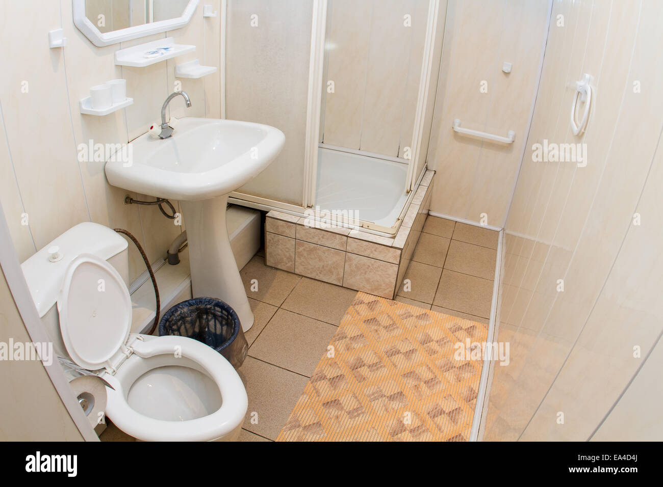 Bathroom, WC, toilet, lavatory room interior design Stock Photo - Alamy