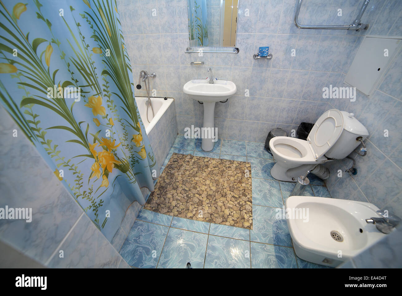 Bathroom, WC, toilet, lavatory room interior design Stock Photo - Alamy