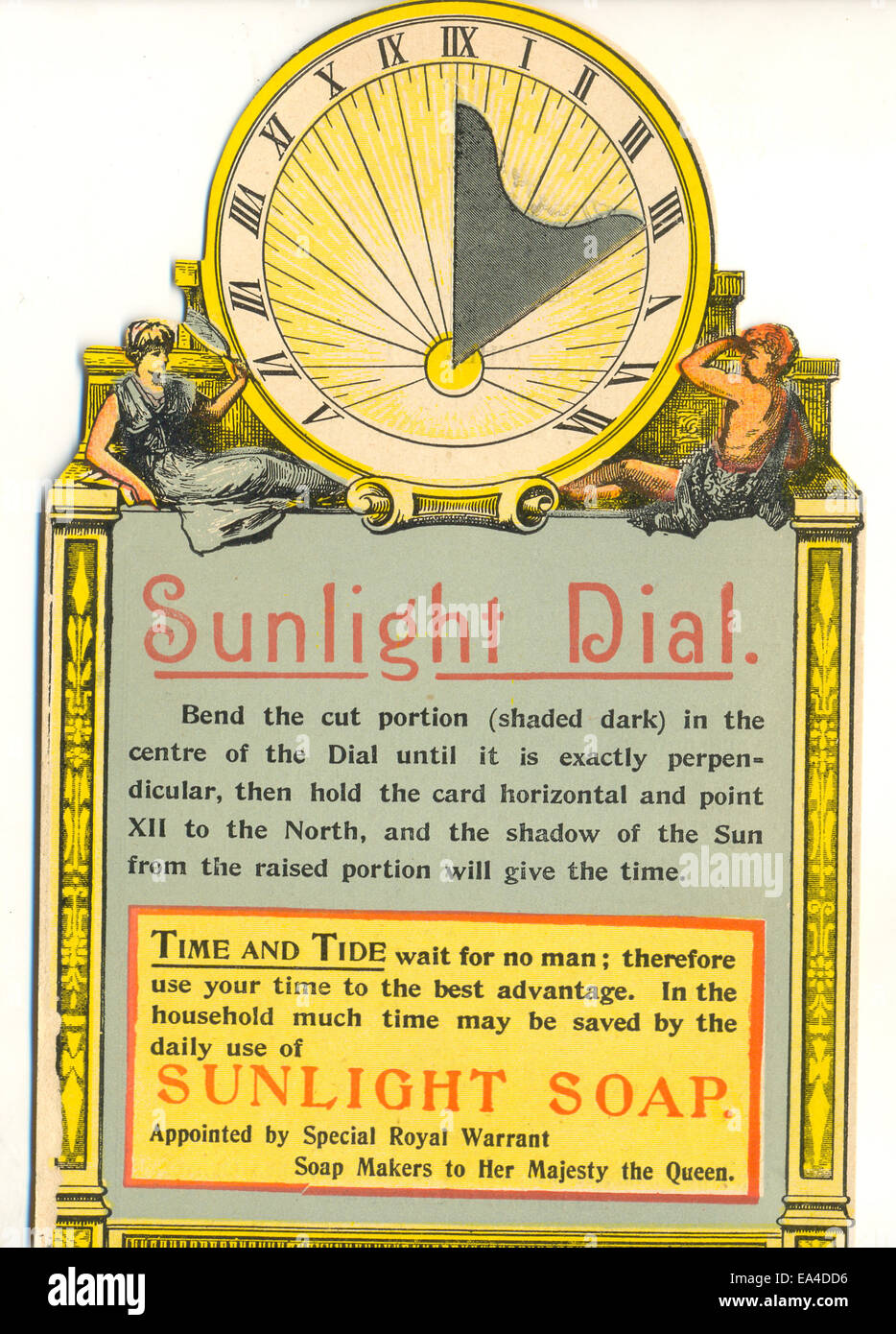 Victorian sunlight soap advert hi-res stock photography and images - Alamy