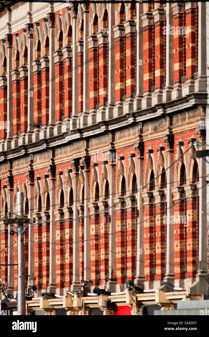 Architectural detail, Brunswick Street, Fitzroy, Melbourne, Victoria ...