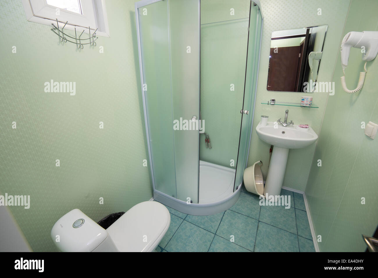 Bathroom, WC, toilet, lavatory room interior design Stock Photo - Alamy
