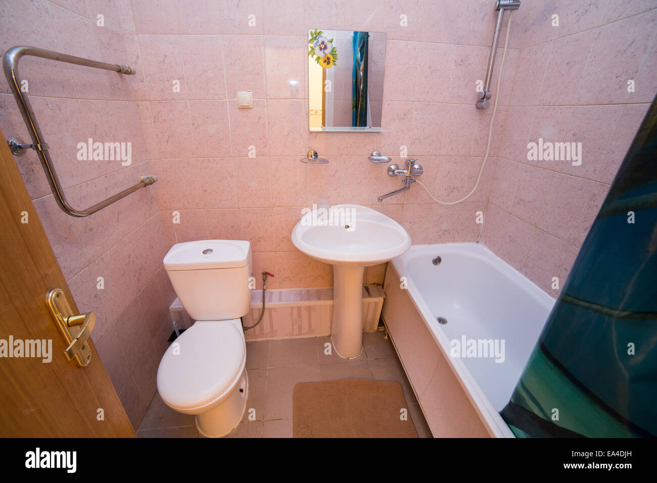 Bathroom, WC, toilet, lavatory room interior design Stock Photo - Alamy
