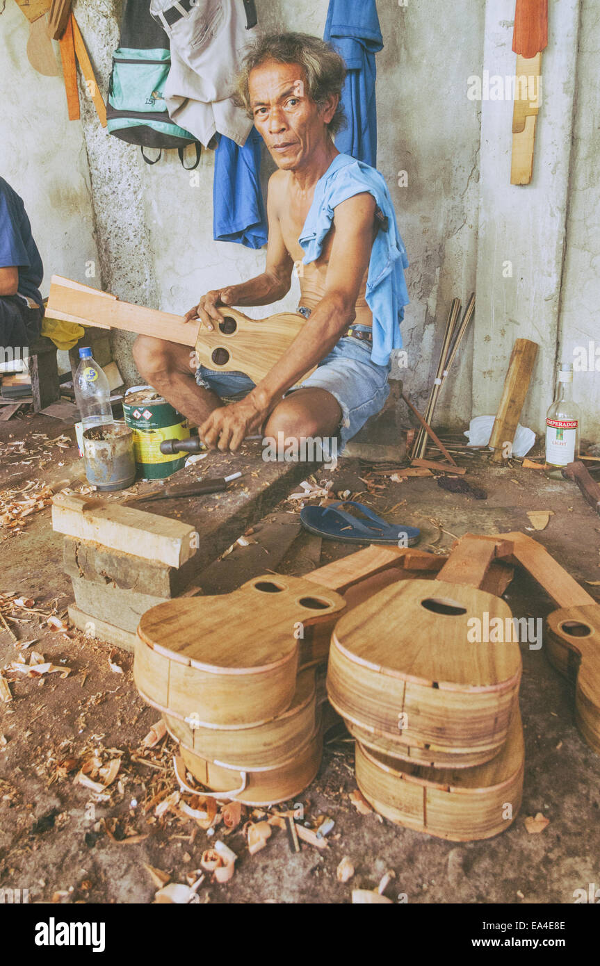 Traditional guitar lapu lapu cebu philippines hi-res stock photography ...