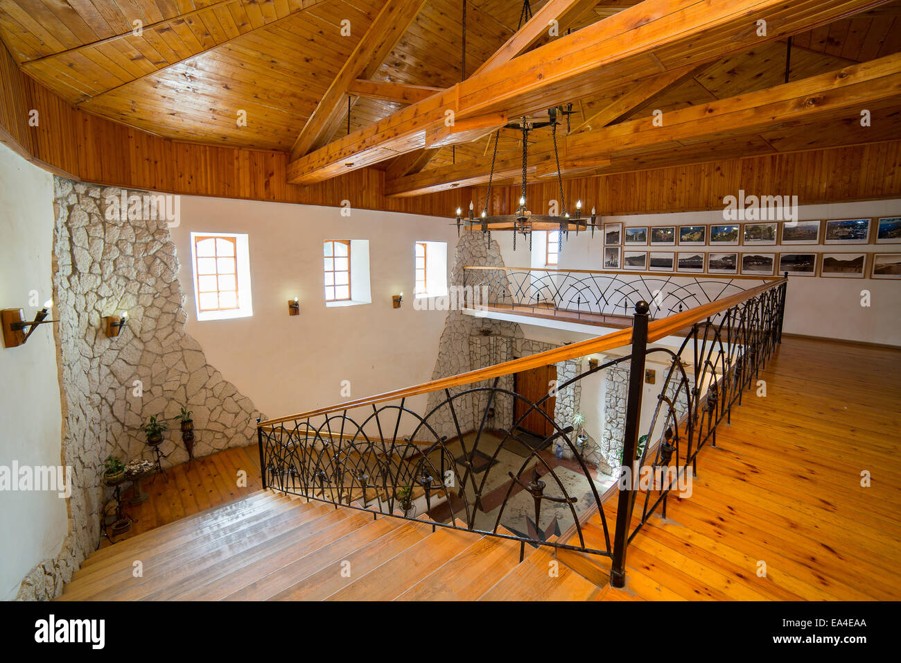House interior, staircase Stock Photo - Alamy