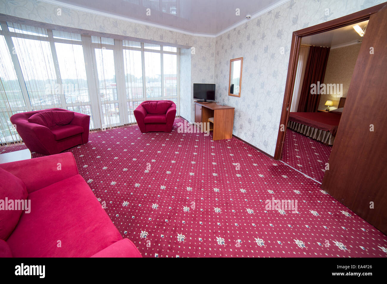 hotel reception hall interior design Stock Photo - Alamy