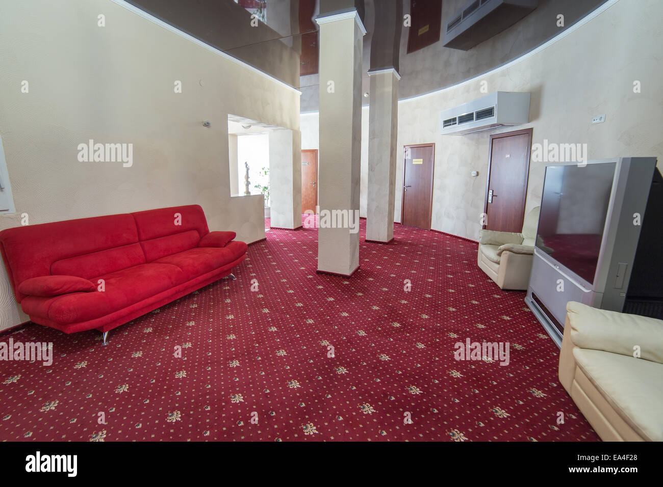 hotel reception hall interior design Stock Photo - Alamy