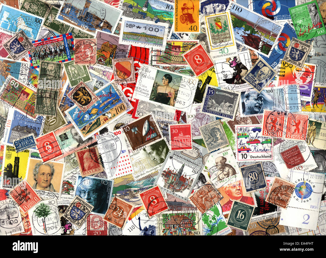 Stamp issued in germany hi-res stock photography and images - Alamy
