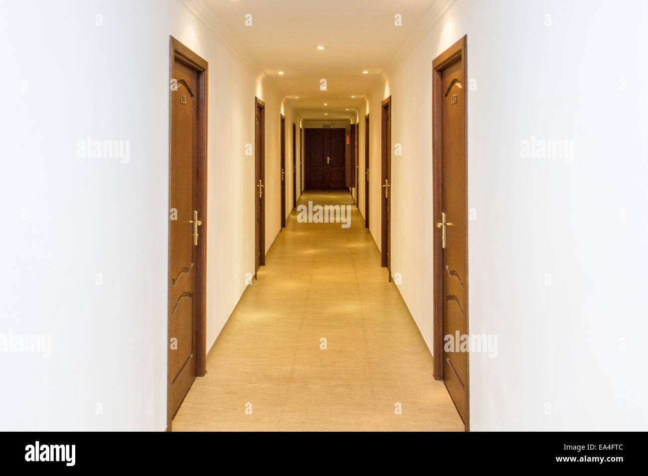 Modern house interior, corridor Stock Photo - Alamy