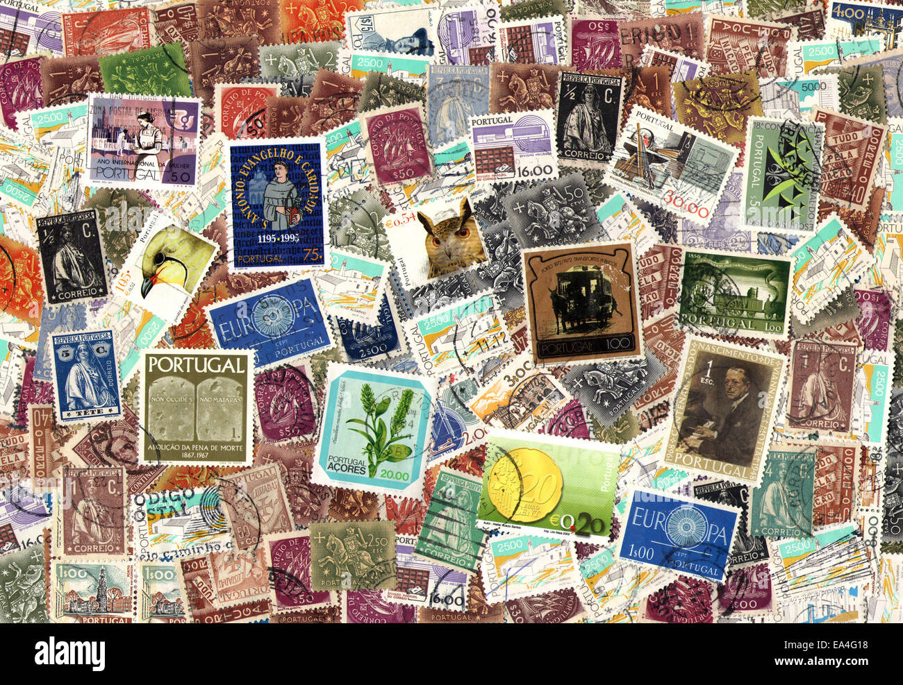 Postage stamp portugal hi-res stock photography and images - Alamy