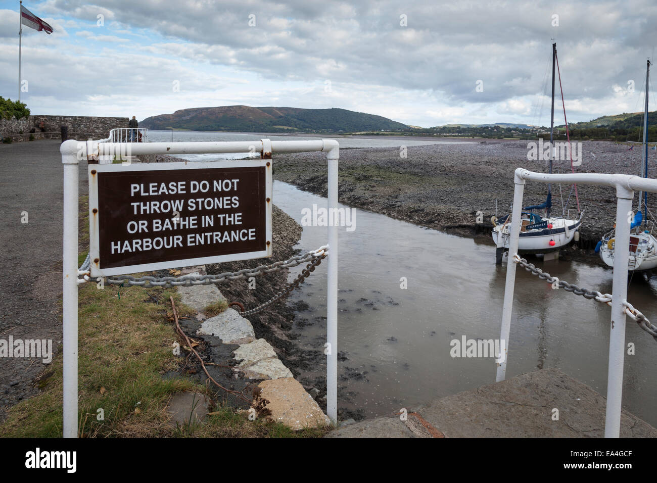 Danger weir warning sign hi-res stock photography and images - Alamy