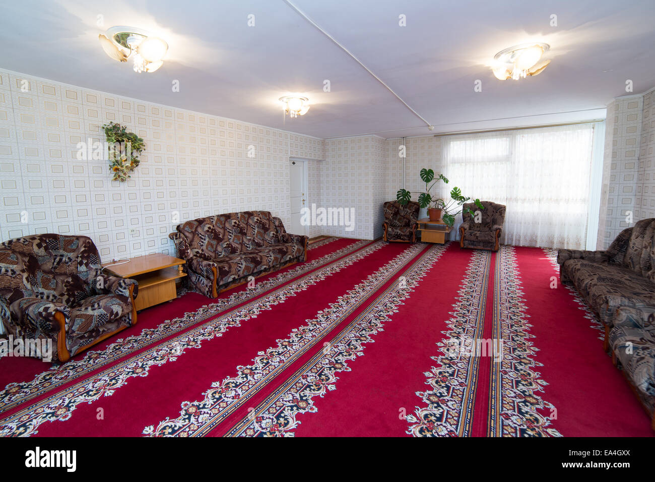 Luxury lobby in hotel, reception hall interior design Stock Photo - Alamy