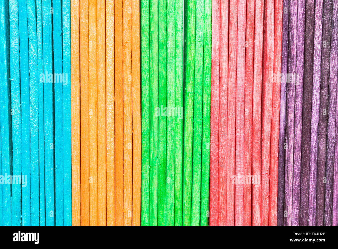 Colorful wooden sticks hi-res stock photography and images - Alamy
