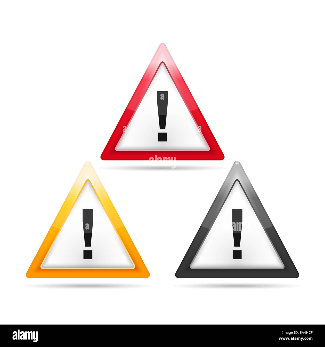 Triangle mark Cut Out Stock Images & Pictures - Alamy