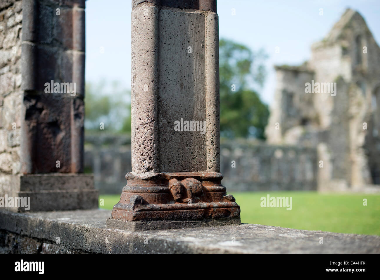 bas relief on a column Stock Photo - Alamy