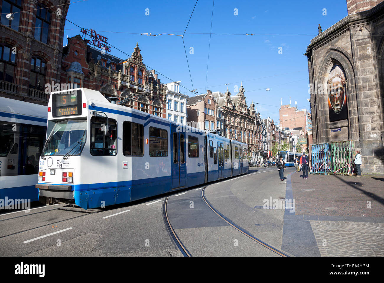 Tram street amsterdam holland hi-res stock photography and images - Alamy