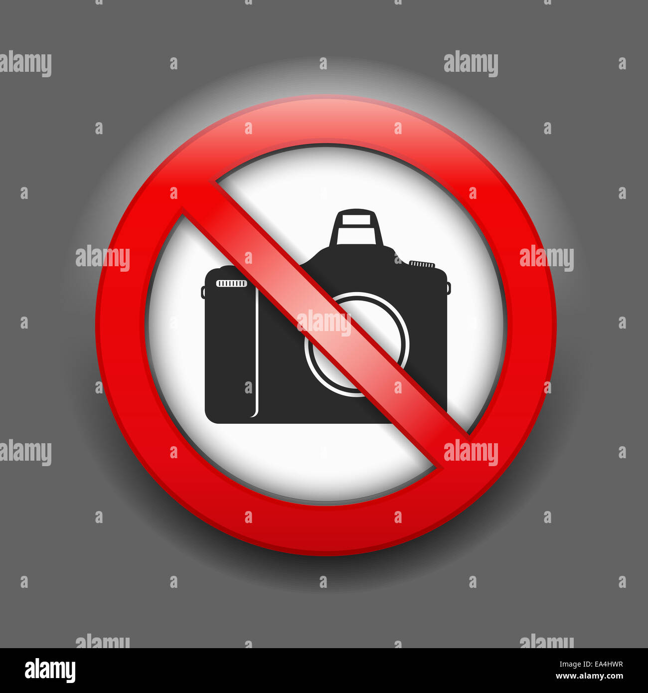 No photo sign Stock Photo - Alamy