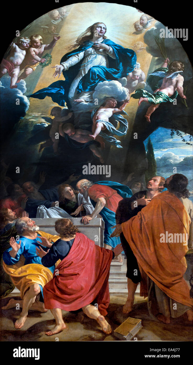 The Assumption of the Virgin by Philippe de Champaigne 1602–1674 French Baroque painter France ...