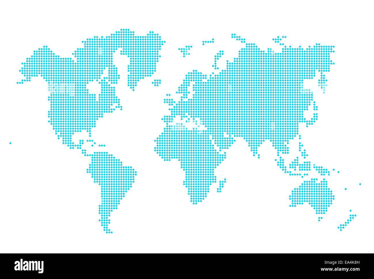 The World Modern Map Cut Out Stock Images & Pictures - Alamy