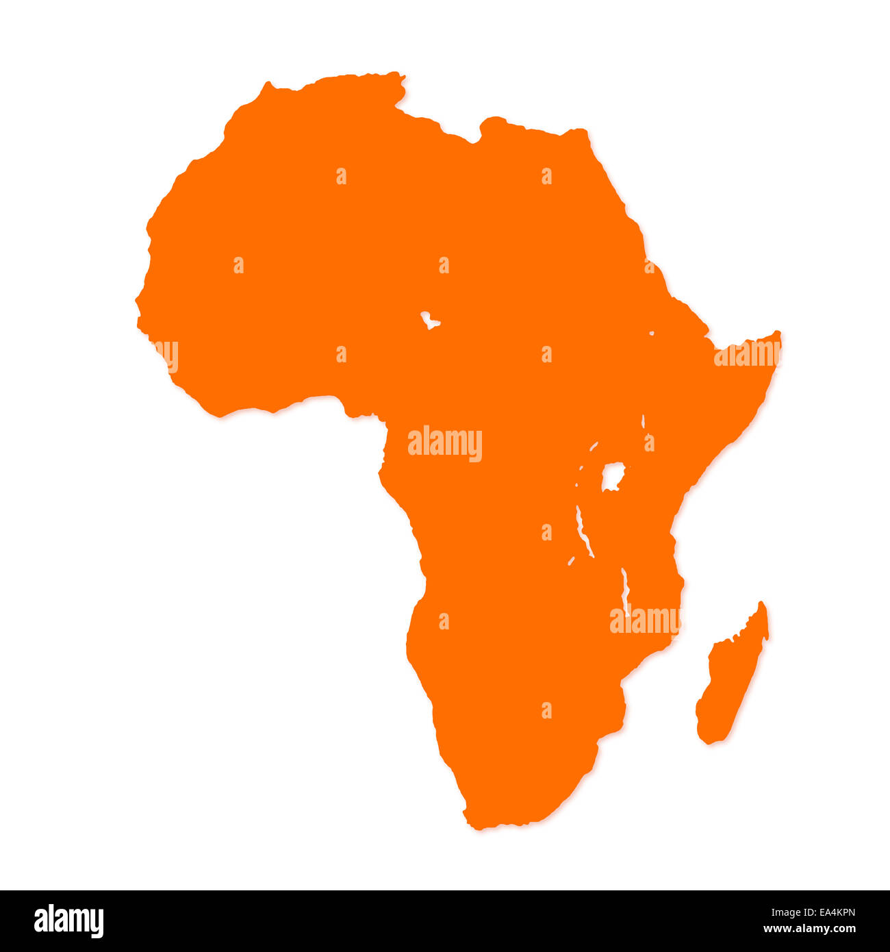Map Of Africa Cut Out African High Resolution Stock Photography and ...