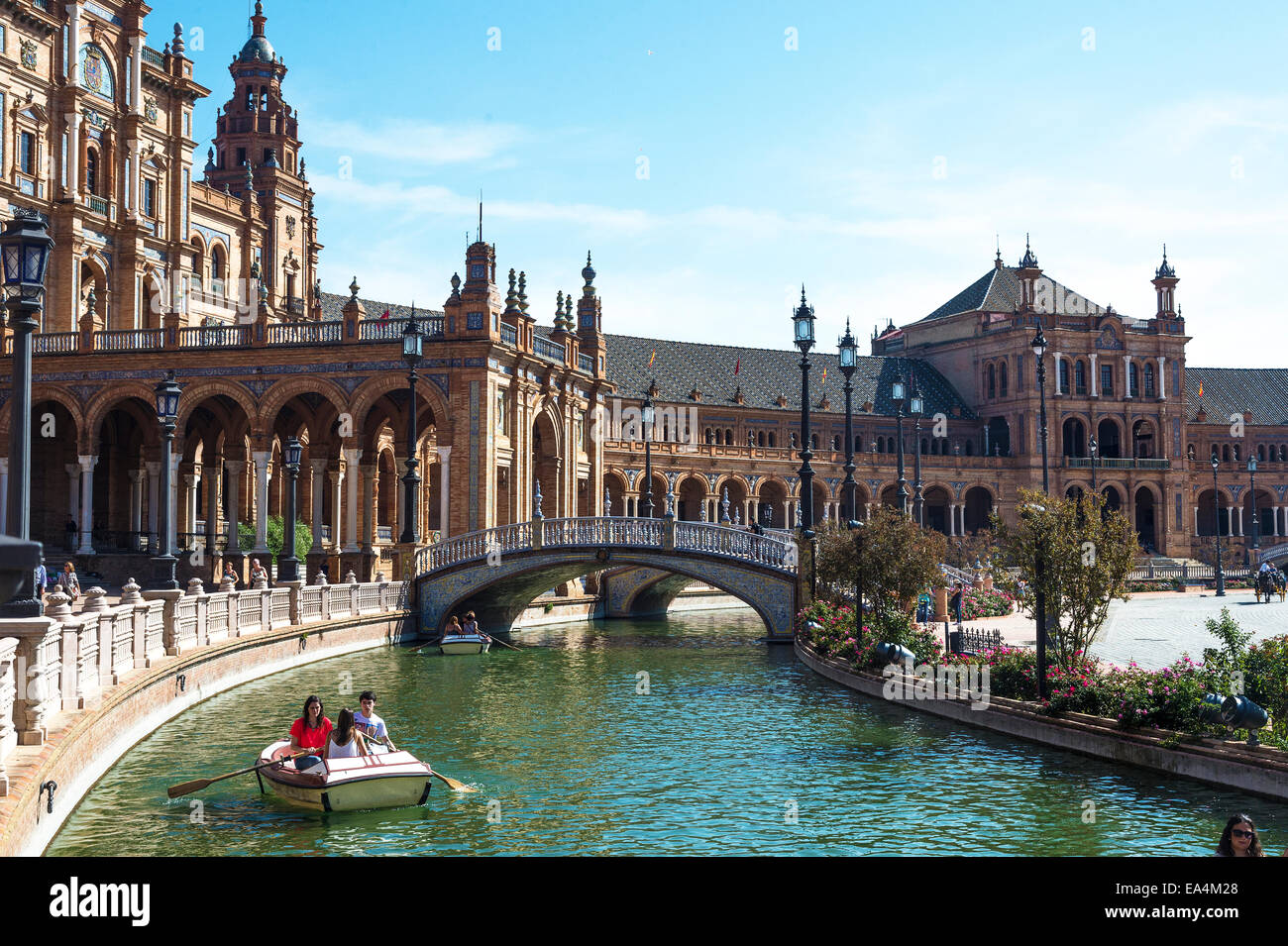 Spanish Square, Seville Stock Photo - Alamy