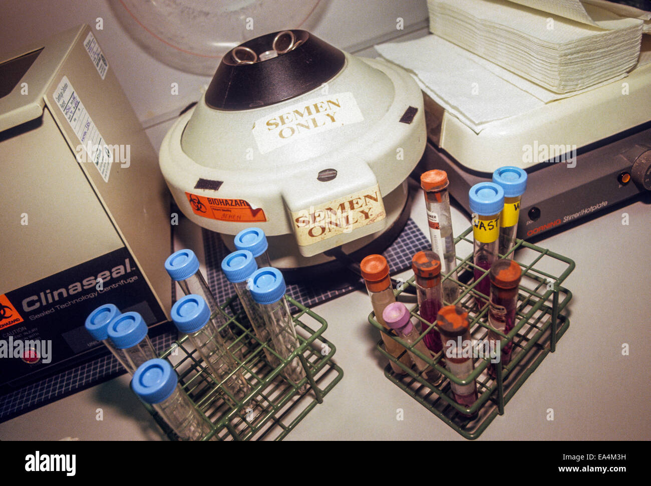 LOS ANGELES, CA – JANUARY 1: Images from a Cryobank in Los Angeles ...