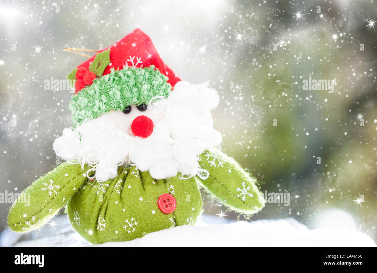 Green santa claus hi-res stock photography and images - Alamy