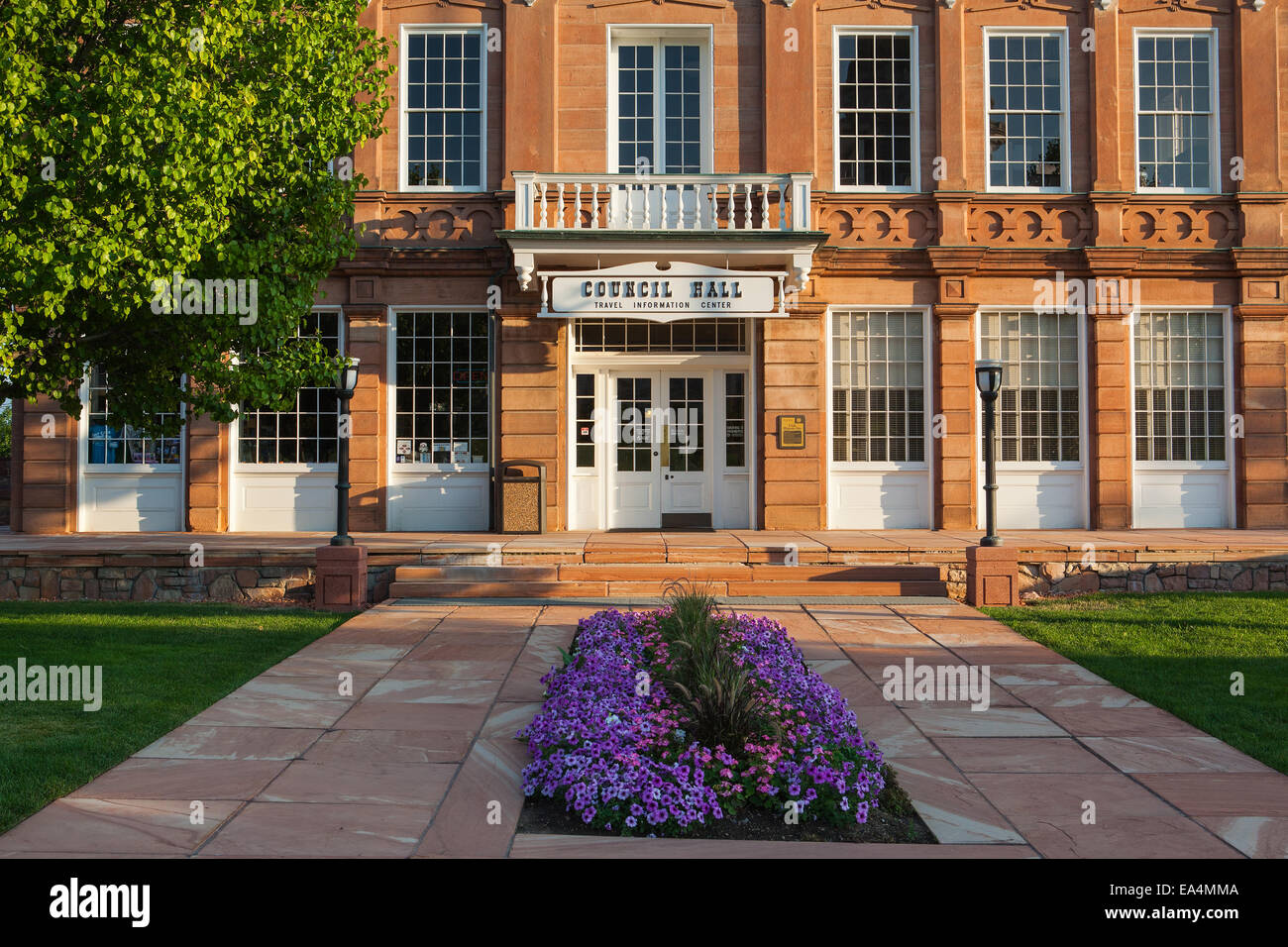 SALT LAKE CITY - JULY 19,2013 - Council Hall building at sunset on July ...