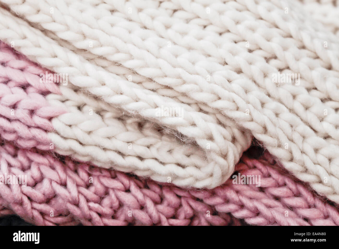 White and pick wool close up detail Stock Photo - Alamy