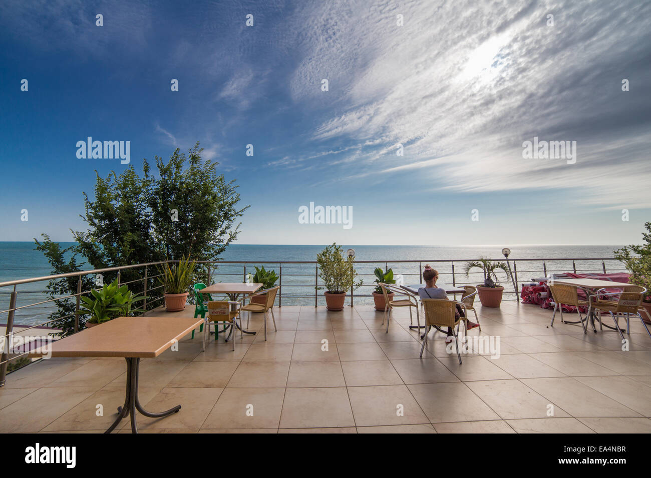 Design of modern restaurant, outdoor Stock Photo - Alamy