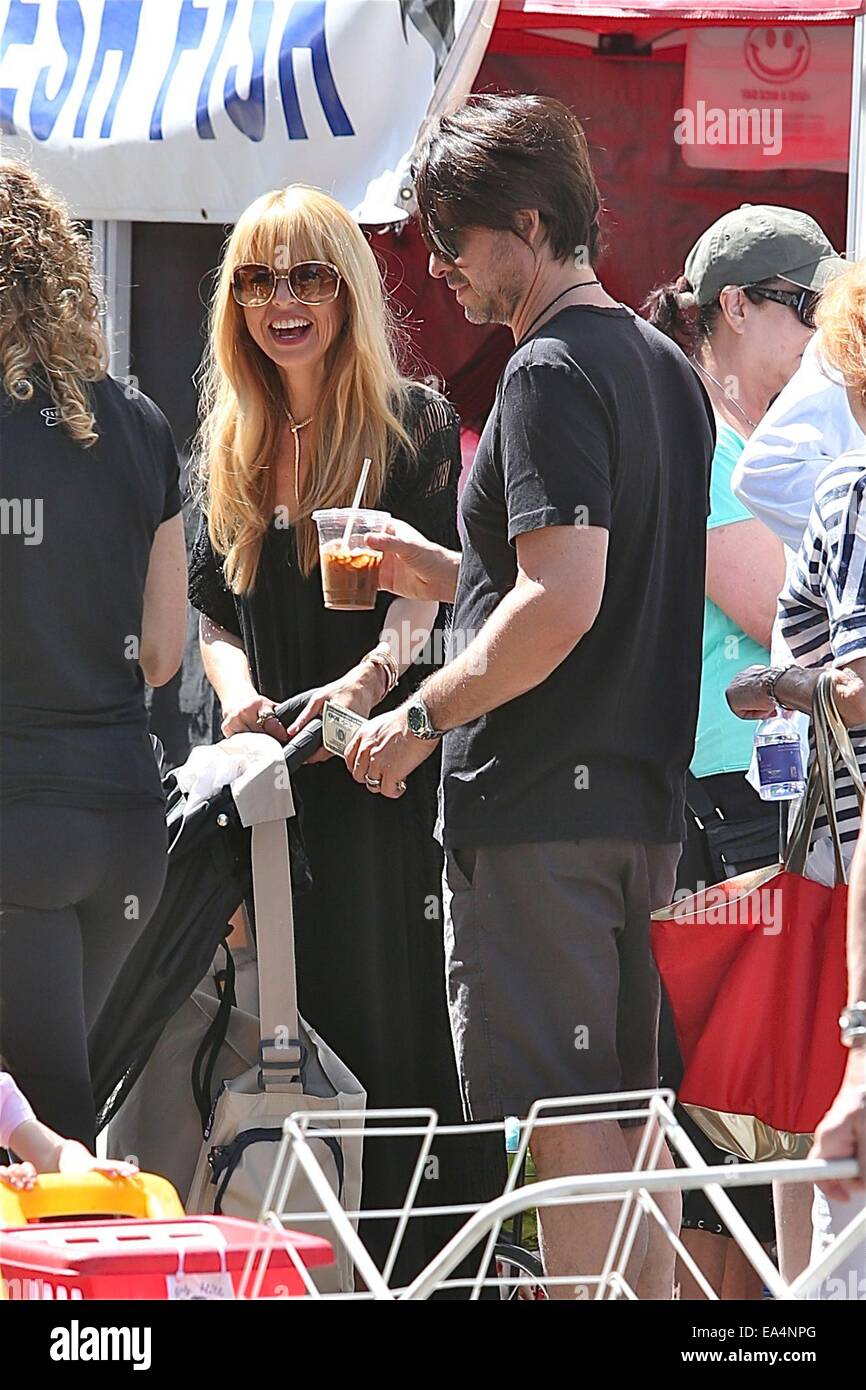 Rachel Zoe and Rodger Berman take their son, Skyler to the farmers ...