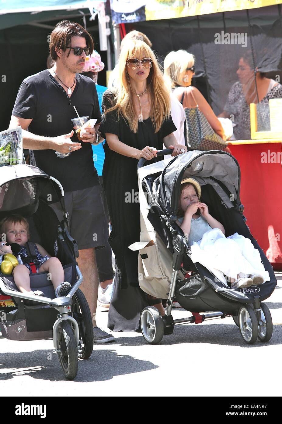 Rachel Zoe and Rodger Berman take their son, Skyler to the farmers ...
