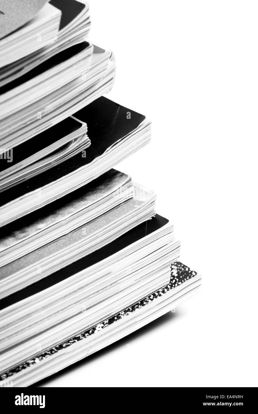 Magazine and pile Black and White Stock Photos & Images - Alamy