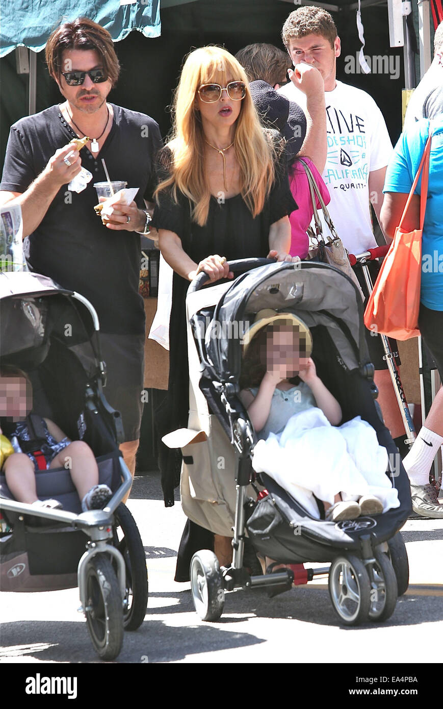Rachel Zoe and Rodger Berman take their son, Skyler to the farmers ...