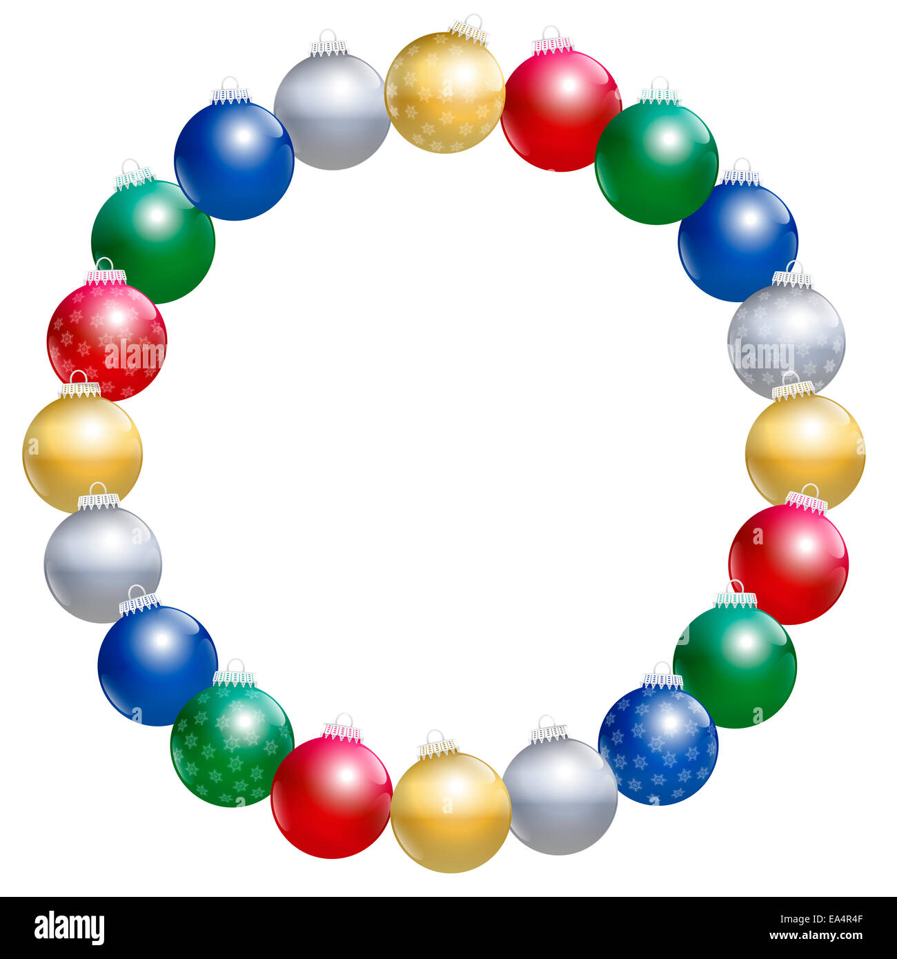 Circular christmas decoration hi-res stock photography and images - Alamy