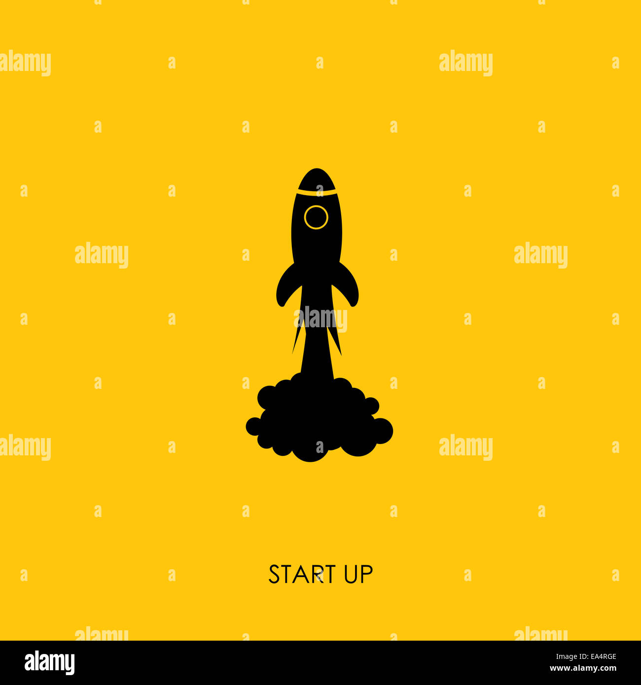 Quick Start Up Flat Concept Vector Illustration Stock Photo - Alamy