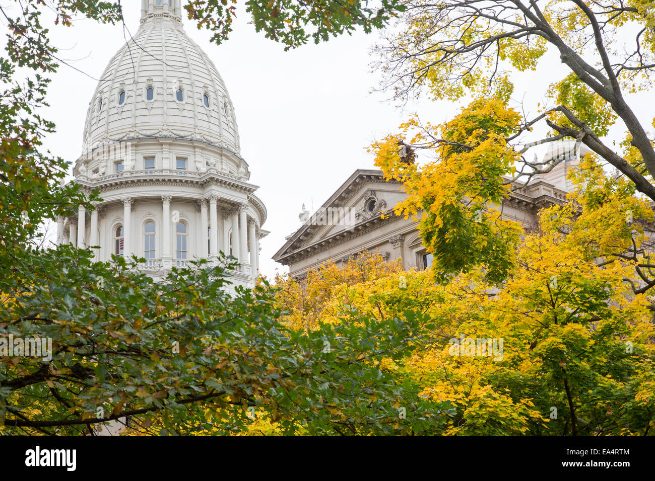 Michigan capitol building hi-res stock photography and images - Alamy