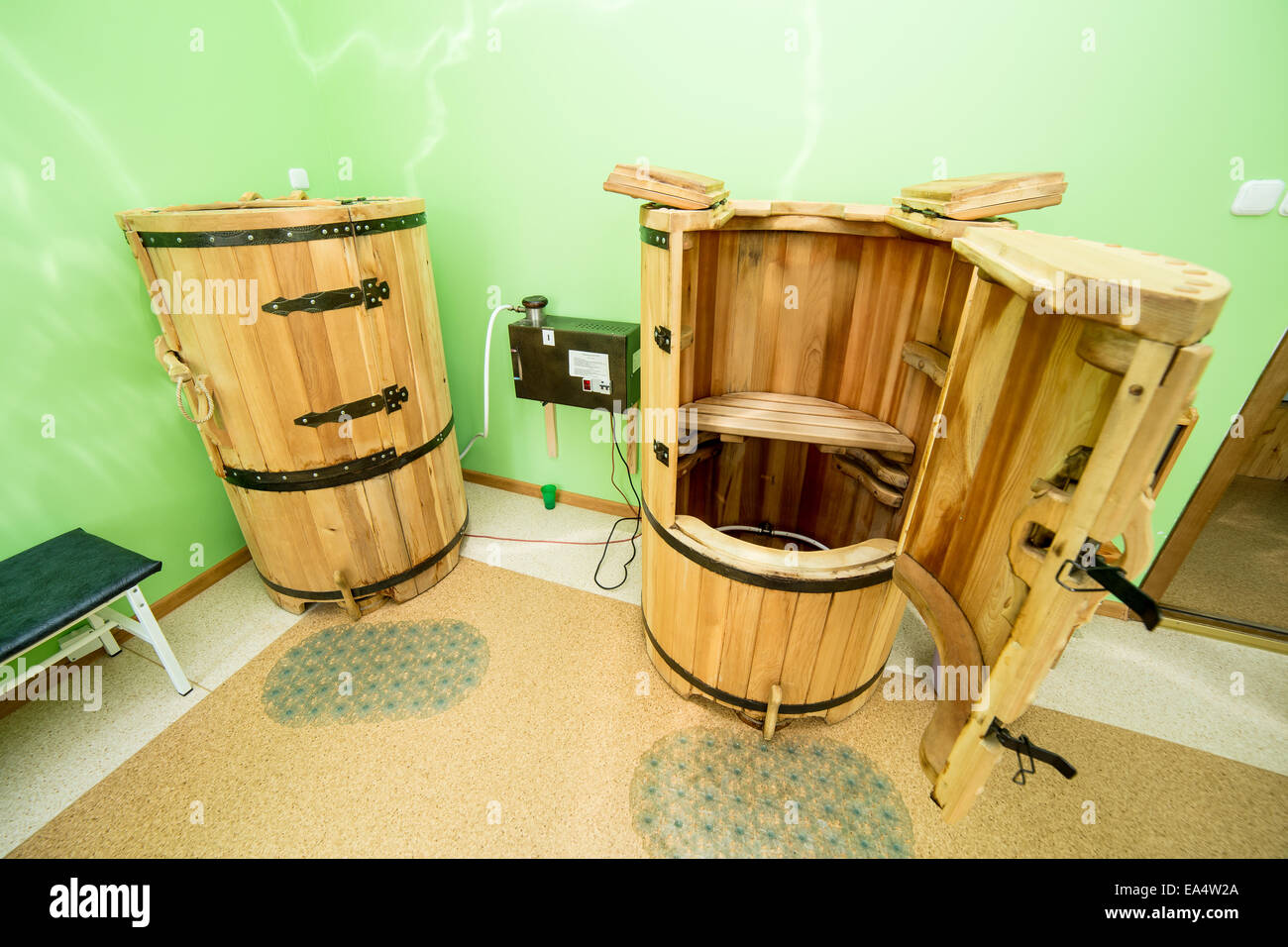 Barrel sauna hi-res stock photography and images - Alamy