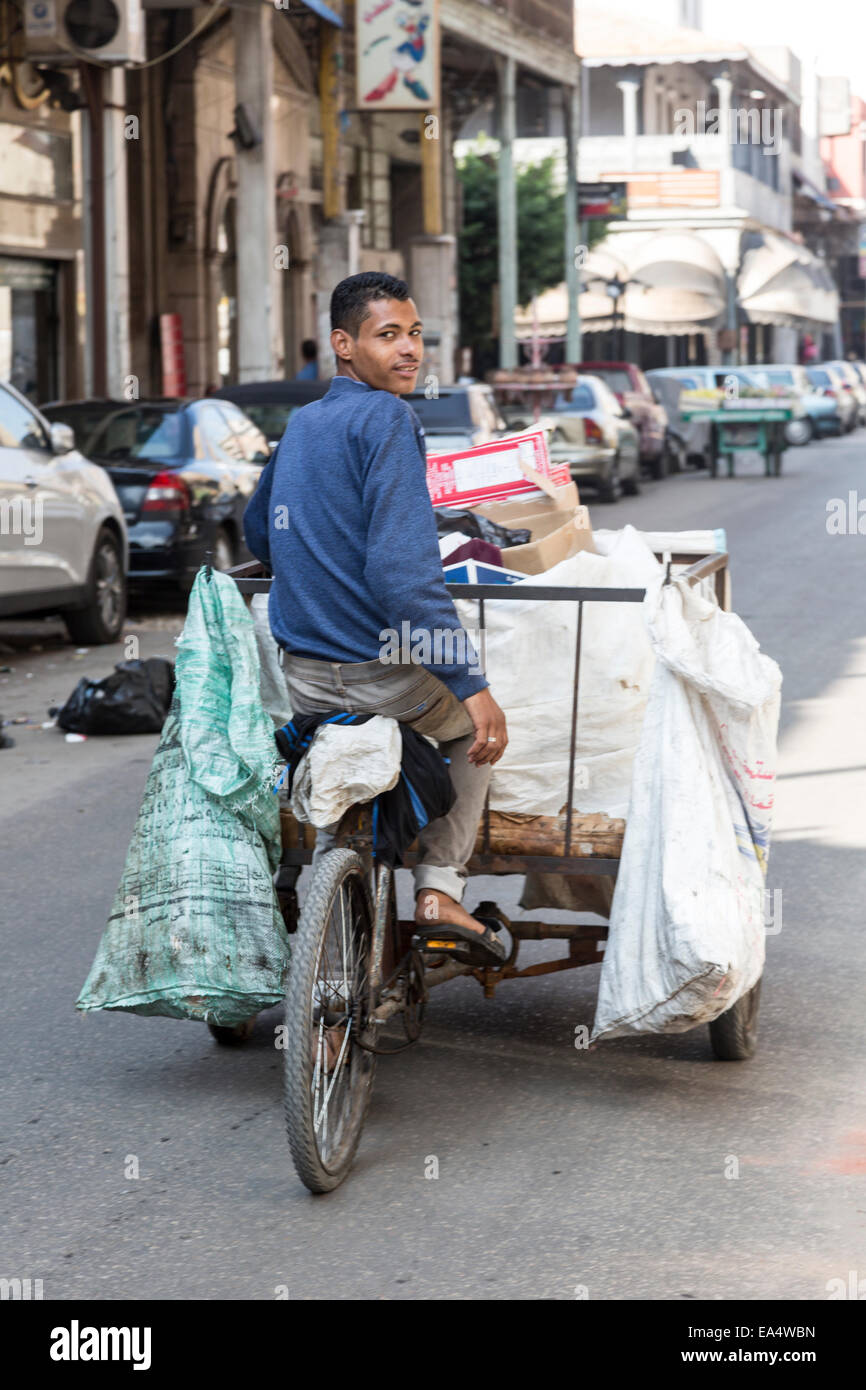 Rubbish collector egypt hi-res stock photography and images - Alamy