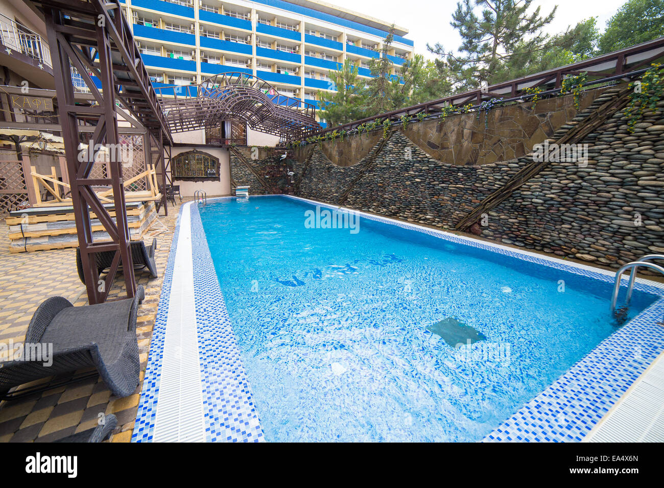 Swimming pool, resort Stock Photo - Alamy