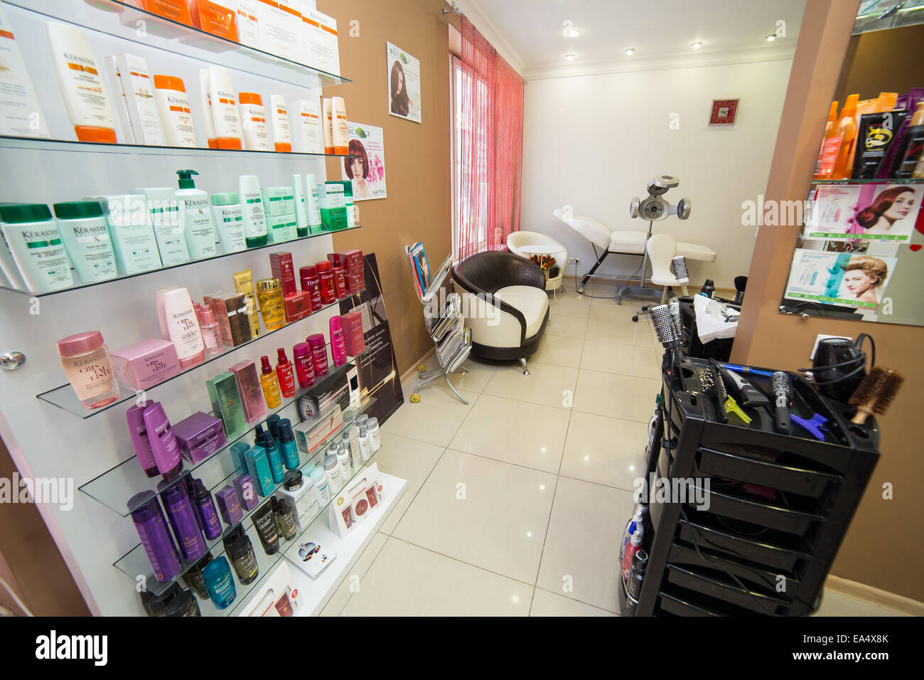 Interior of beauty studio Stock Photo - Alamy