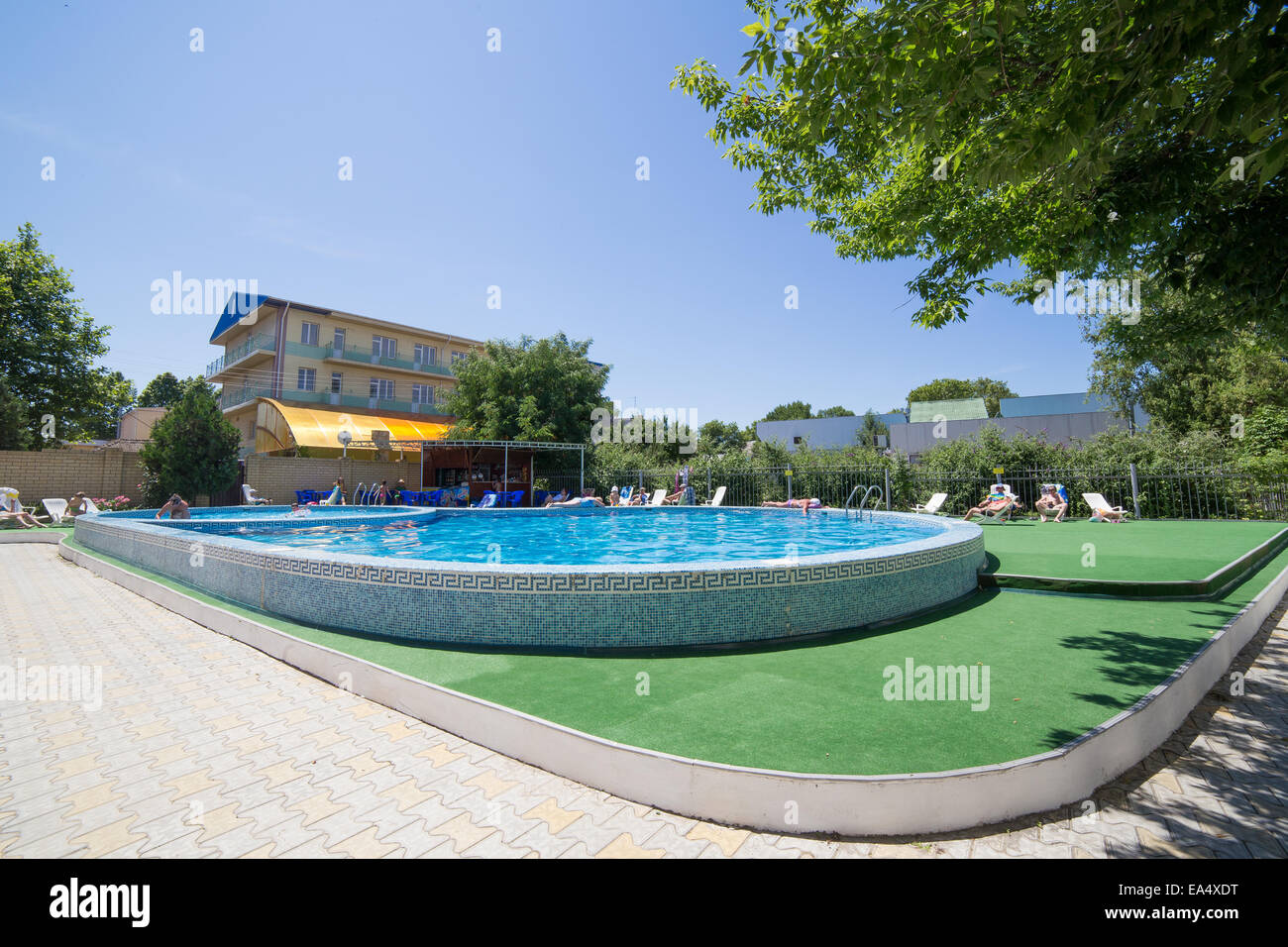 Swimming pool, resort Stock Photo - Alamy