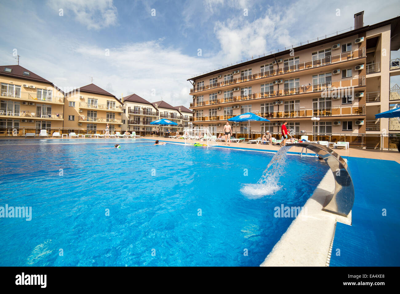 Swimming pool, resort Stock Photo - Alamy