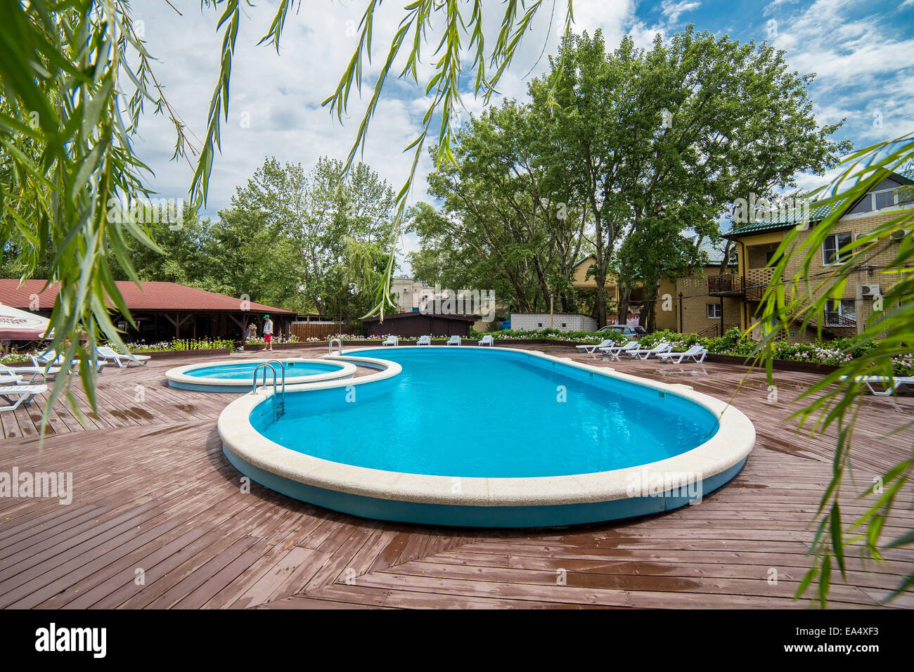 Swimming pool, resort Stock Photo - Alamy