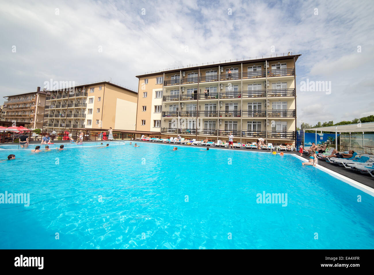Swimming pool, resort Stock Photo - Alamy