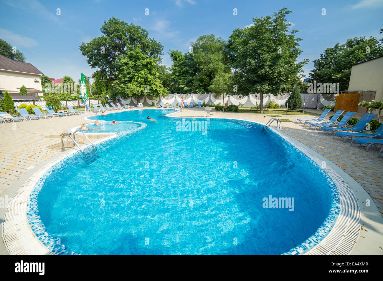 Swimming pool, resort Stock Photo - Alamy