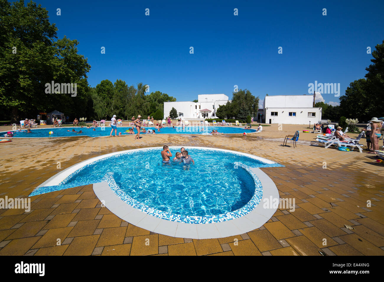 Swimming pool, resort Stock Photo - Alamy