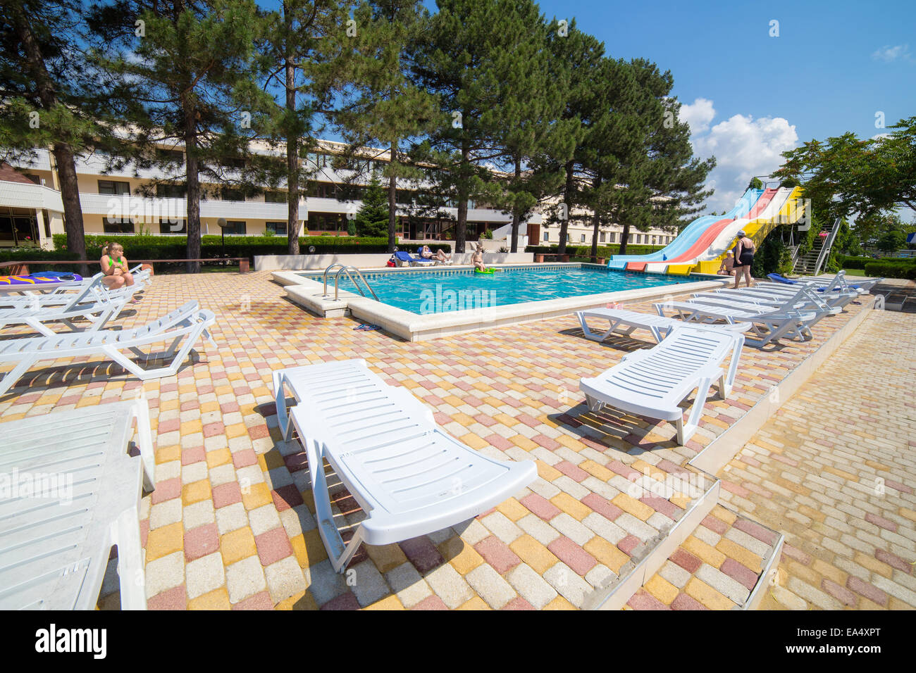 Swimming pool, resort Stock Photo - Alamy